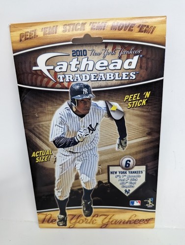 🔥 NY YANKEES 2010 SET OF FAT HEADS SIX YANKEES INCLUDING JETER NEW Open ...