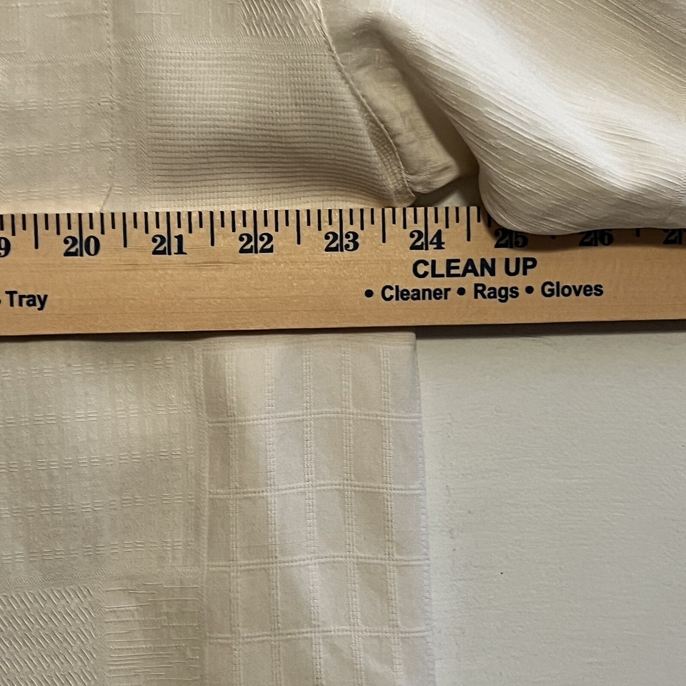 Tommy Bahama Silk Back Panel Dry And Mighty CAMP SHIRT Large Cream Color Relaxed | eBay