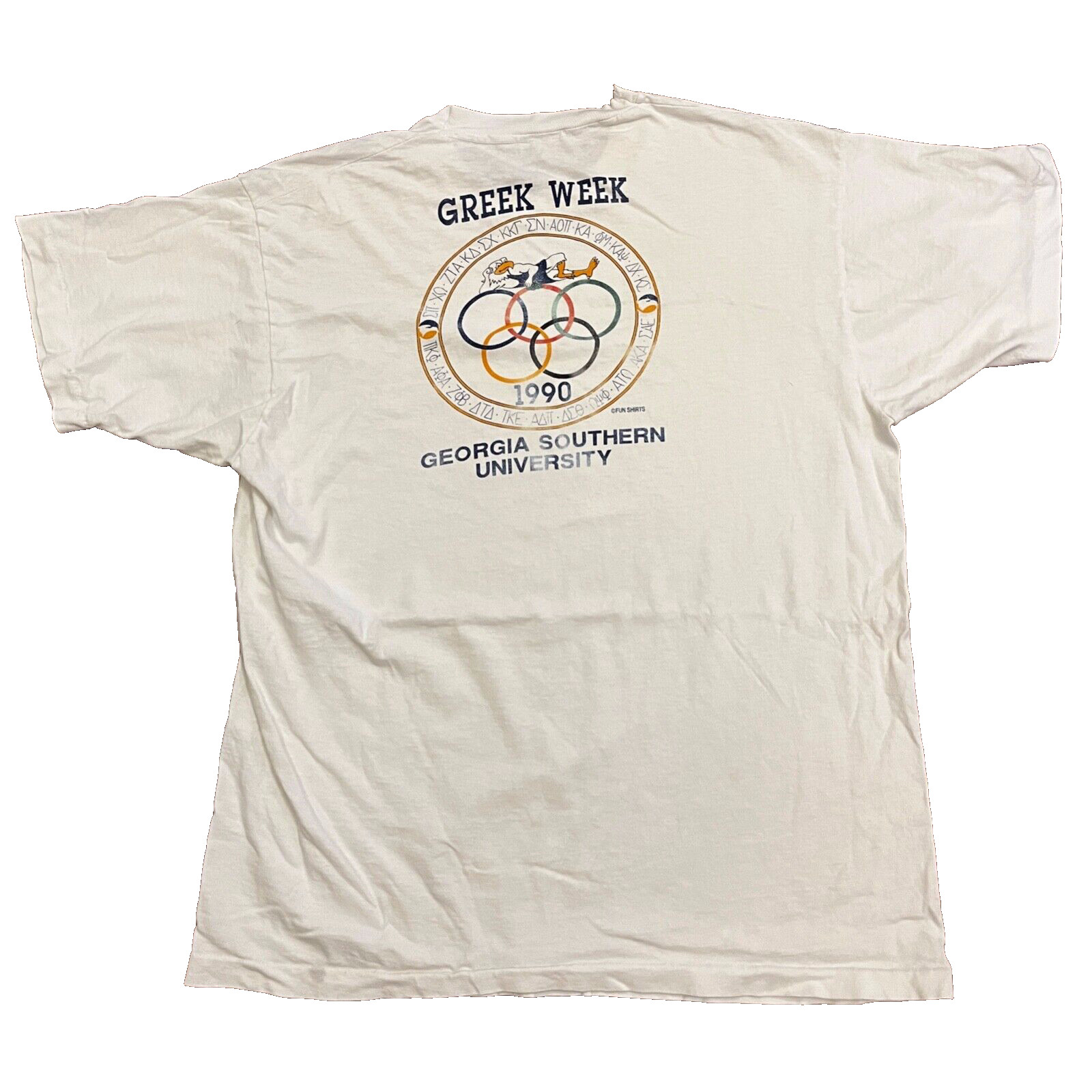 VTG 90s Greek Week Georgia Southern University 1990 R… - Gem