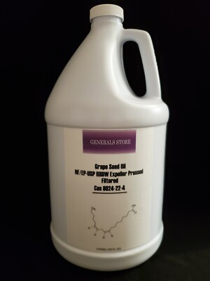 3785ml Grape Seed Oil NF/EP - USP RBDW Filtered | eBay