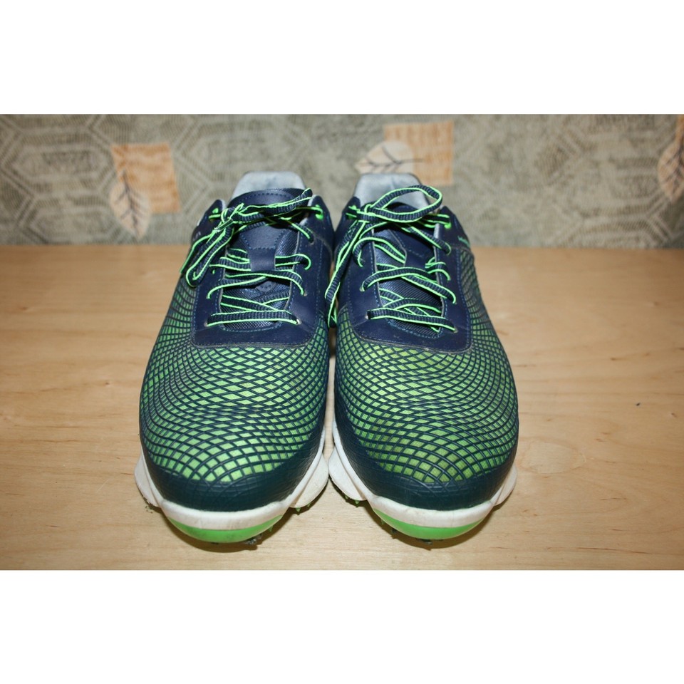 Footjoy Hyperflex Blue/Green Golf Shoes 10.5 W | eBay