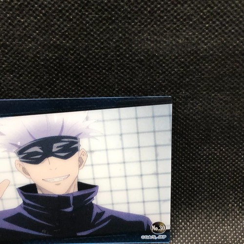 Satoru Gojo Jujutsu Kaisen Plastic Card No.30 Jump Bandai Japanese ...