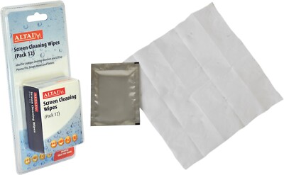 12x Screen Cleaning Wet Wipes Laptop TV Phone LCD Screen Smear-Free ...