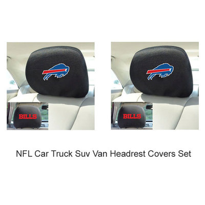 New 2pc NFL Buffalo Bills Gear Car Truck Suv Van Headrest Covers Set | eBay