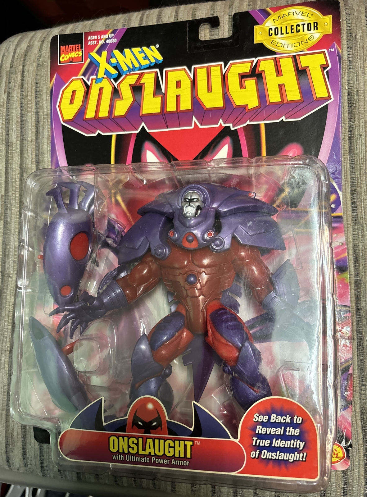 1997 VINTAGE X-MEN ONSLAUGHT ACTION FIGURE W/ ULTIMATE POWER ARMOR - TOY BIZ | eBay