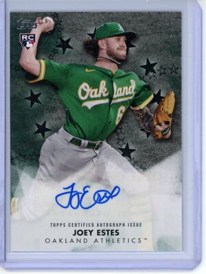 2024 Topps Update #BSA2-JE Joey Estes Baseball Stars Autographs Black ...