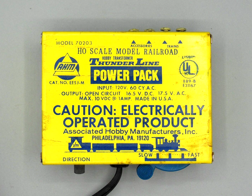 AHM Thunder Line HO Scale Power Pack | eBay