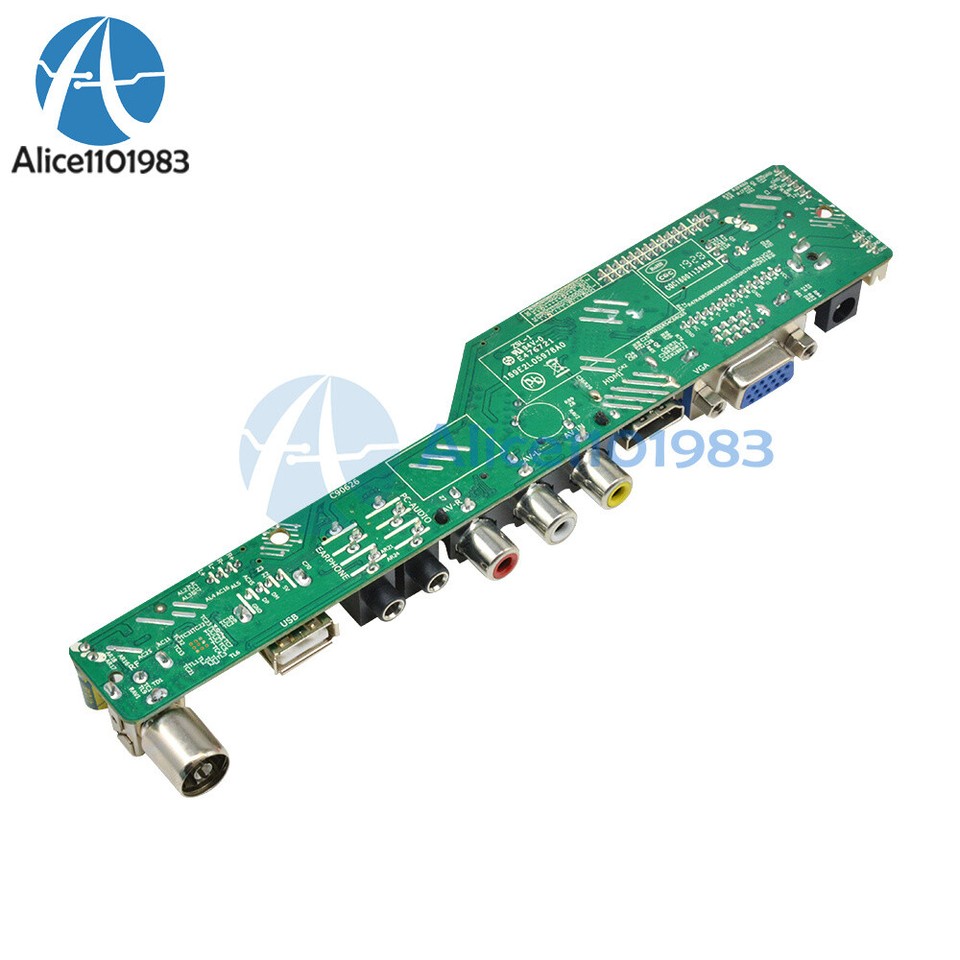 V29 Universal LCD TV Controller Board TV Motherboard VGA/HDMI/AV/TV/USB ...