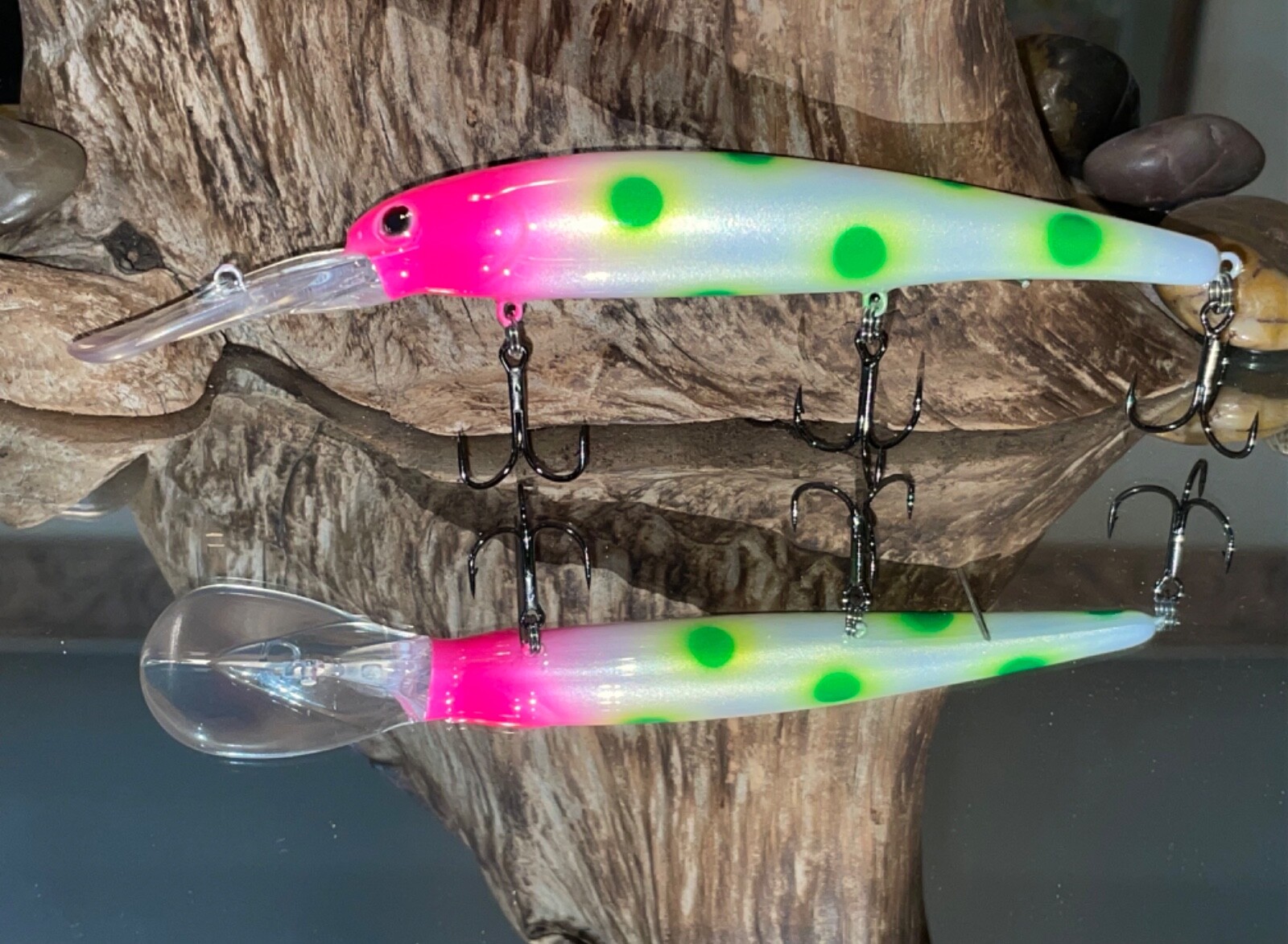 Custom Painted Bandit Walleye Deep lure crankbait walleye bass ...