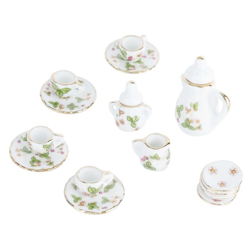 (Clover)Miniature Ware Porcelain Tea Set Lovely Smoothly Vintage ...
