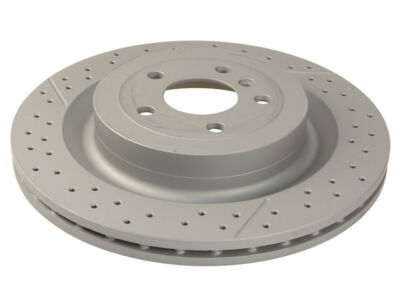 Rear Zimmermann Coated Brake Rotor fits Mercedes GLE450 AMG 2016 52BSGH ...
