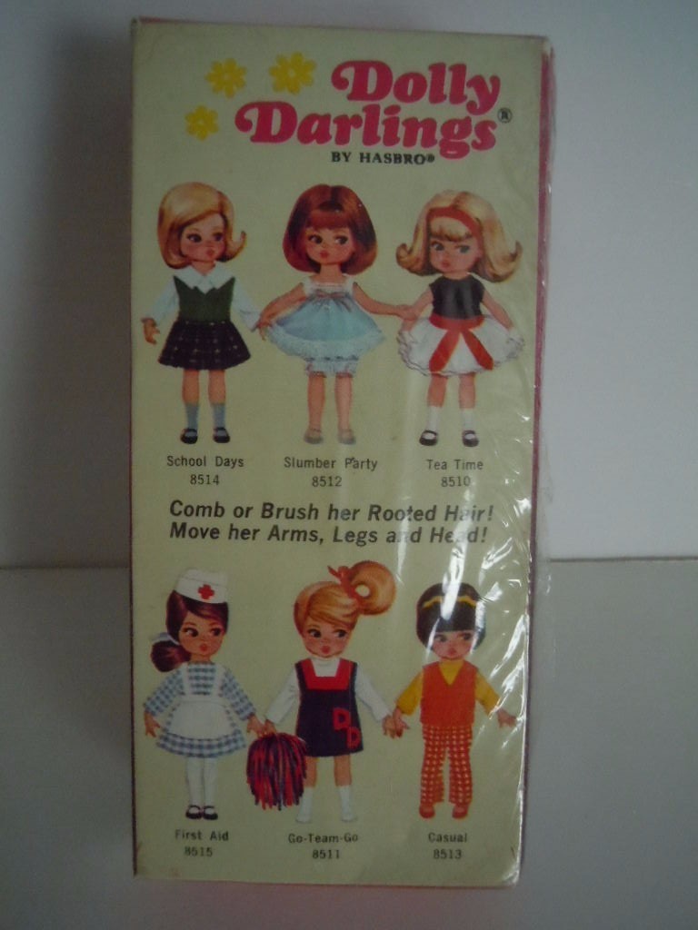 SUPER RARE ! VINTAGE HASBRO 1966 " GO-TEAM-GO # 8511 DOLLY DARLINGS ...