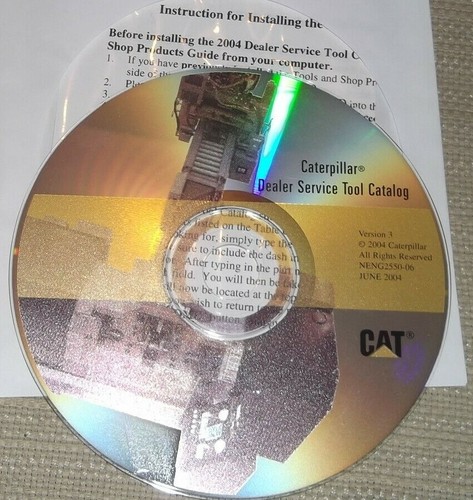 CAT CATERPILLAR DEALER SERVICE TOOL CATALOG MANUAL VERSION 3 2004 ON CD ...