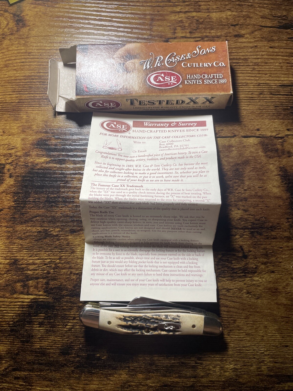 CASE XX HANDCRAFTED POCKET KNIFE MINI COPPERLOCK STAG 2010 | eBay