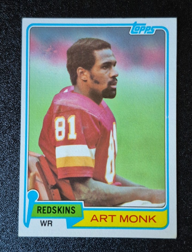 1981 Topps Football Art Monk ROOKIE RC #194 Washington Redskins NR MT ...