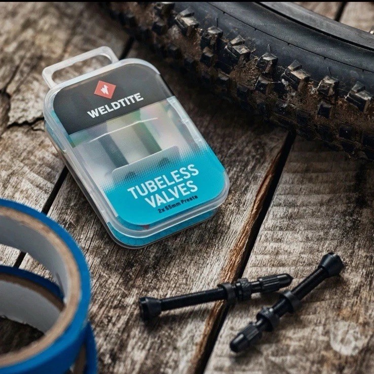 Weldtite Tubeless Valves Kit Presta 55mm Mountain Road Bikes Pair | eBay UK