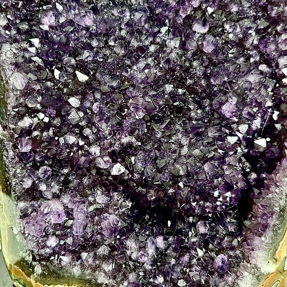 10.18LB Natural Uruguayan Amethyst Quartz Cave Geode Crystal Specimen ...