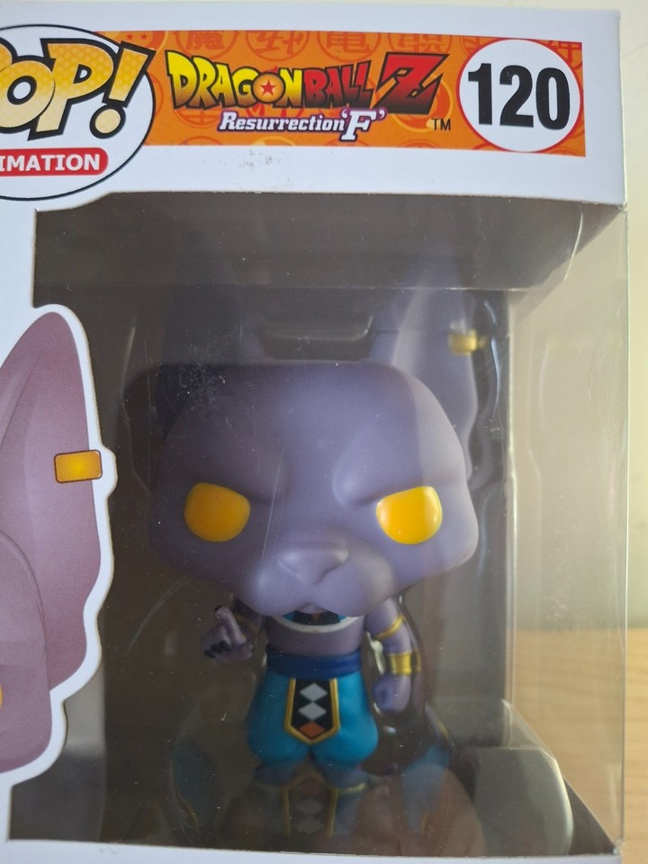 Beerus - Funko Pop #120 - Dragon Ball Z (Resurrection F, DBZ) - w ...