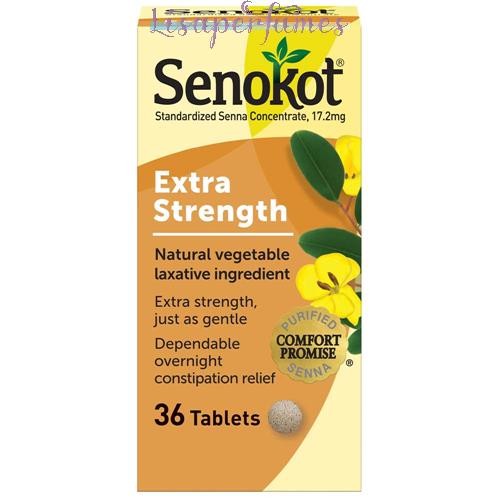 Senokot Extra Strength Natural Vegetable Laxative 36 Tablets NIB ...