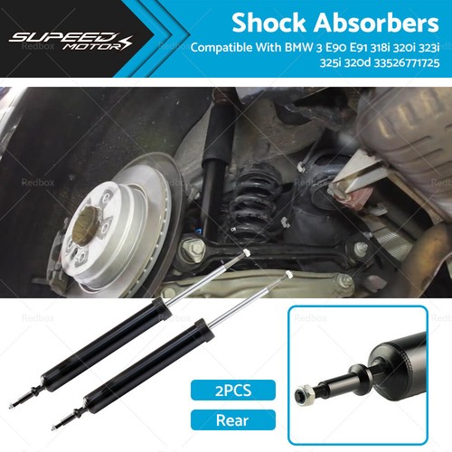 2Pcs Rear Shock Absorbers Suitable For BMW 3 E90 E91 318i 320i 323i ...