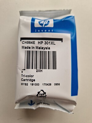 HP 301XL Colour Genuine Ink Cartridge, CH564E - Original HP301XL | eBay UK