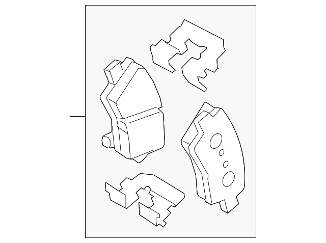 Genuine Hyundai Pad Kit Rear Disc Brake 58302-N9A15 for sale online | eBay