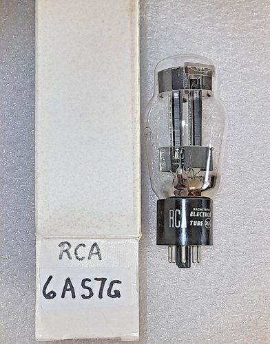 6AS7G RCA black plate/rect getter Vacuum Tube, B&K 747B Tested - will ...