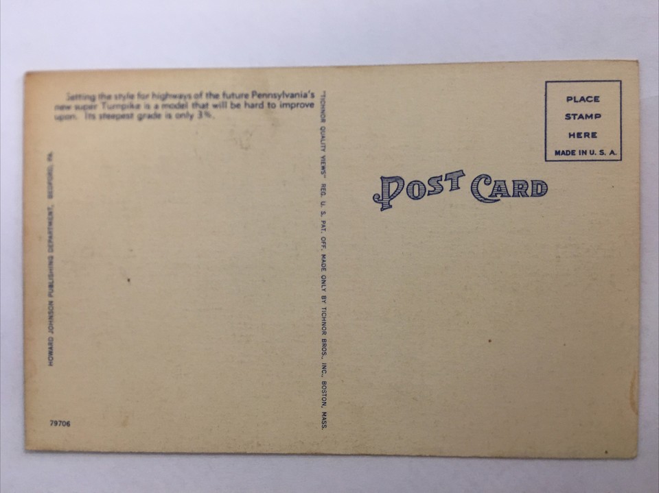 Interchange And Toll Gate Pennsylvania Turnpike Vintage Postcard | eBay