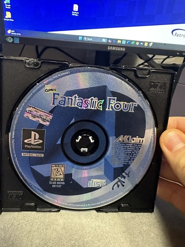 Fantastic Four (Sony PlayStation 1, 1997 PS1) **DISC ONLY** 21481211471 ...