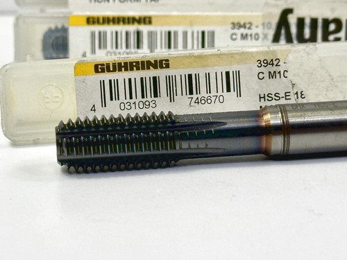 GUHRING M10 x 1.5 6HX 36868 HSS-E TICN Form New Taps 4pcs | eBay