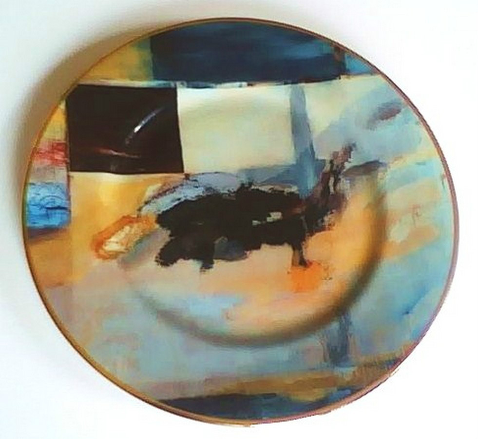 JOAN SNYDER 'Symphony for Felicia' Bone China Decorative 8" Plate ...