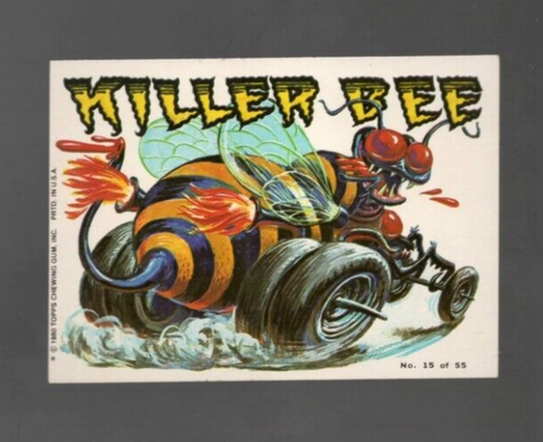 1980 Topps WEIRD WHEELS "Killer Bee" Sticker #15 Ex/NM | eBay