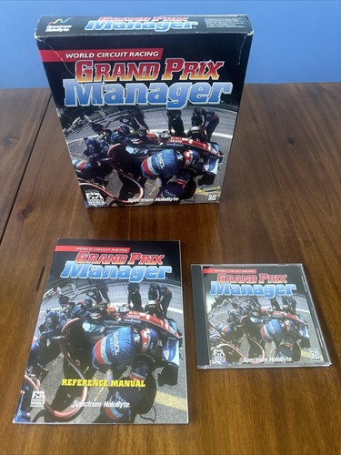 World Circuit Racing Grand Prix Manager PC Big Box Game Complete in Box ...