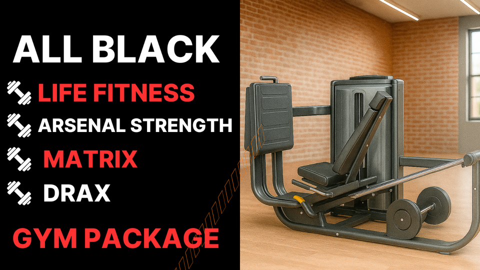 All *BLACK* Life Fitness Insignia / Hammer Strength / Arsenal / Matrix ...