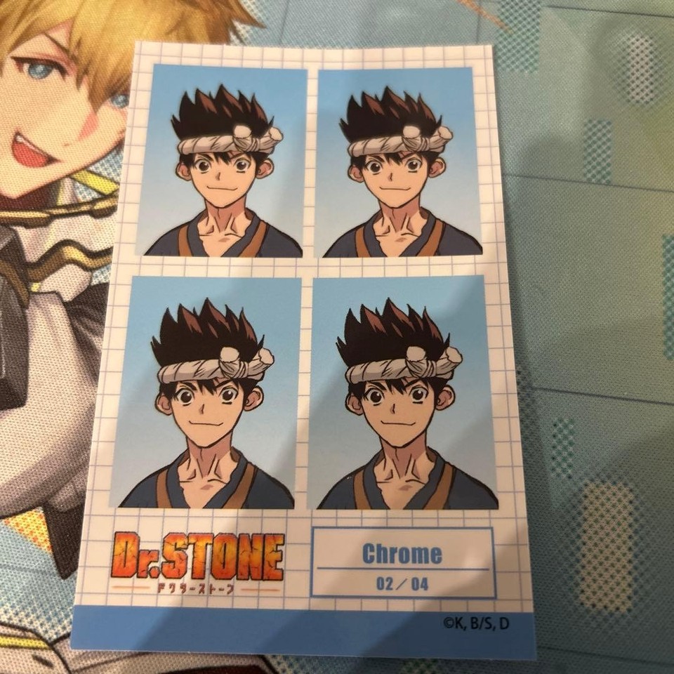 Dr.Stone Big Acrylic Stand Daiso Chrome | eBay