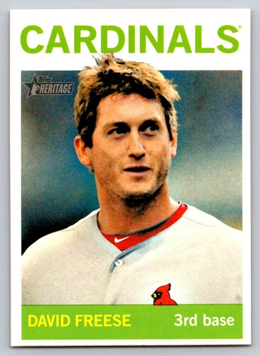 2013 Topps Heritage #160 David Freese St. Louis Cardinals | eBay