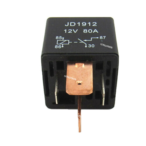 5SET Waterproof Automotive Relay Car Relay 12V 40A 4 Wires+Harness ...