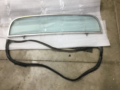 1968-1972 Corvette Original Removable Rear Window XJ Date (May 1968) w ...