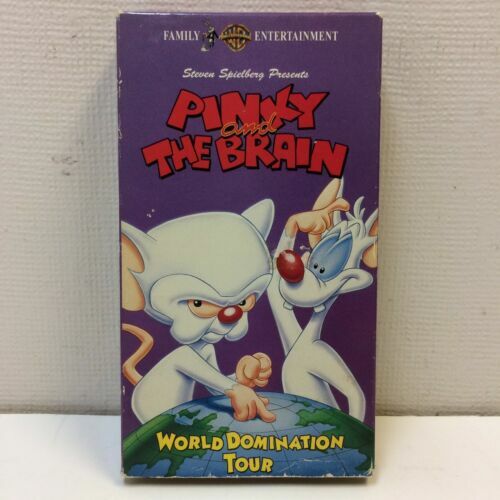 Animaniacs - Pinky The Brain: World Domination Tour (VHS, 1996) for ...