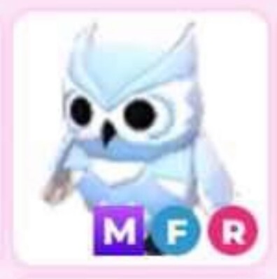 Adopt A pet from Me - Mega Neon Fly Ride Snow Owl - *SAME DAY DELIVERY ...