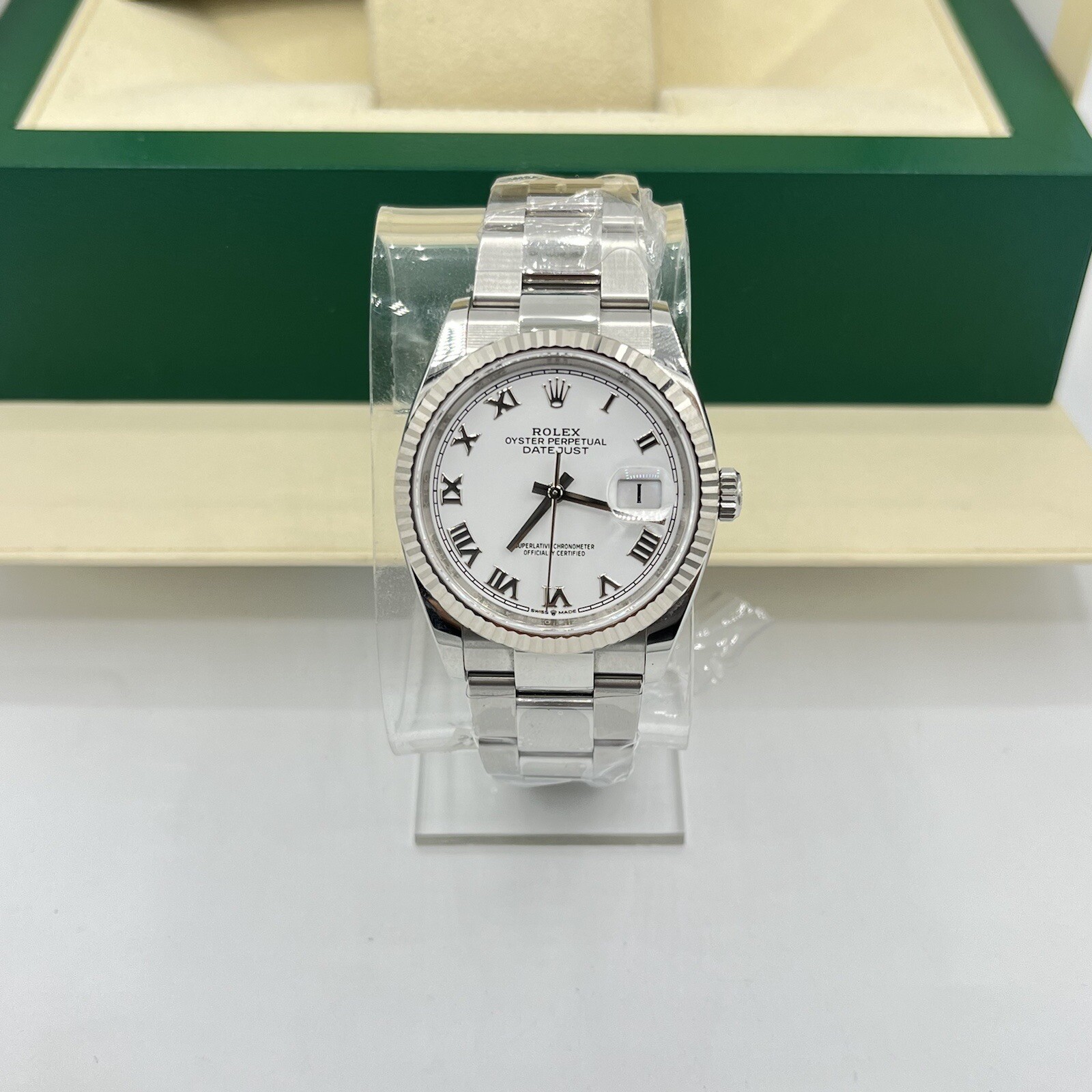 Rolex Datejust 126234 - White Roman Dial - 126234 | eBay