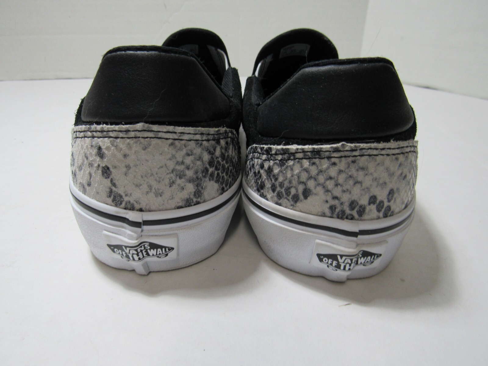 Vans Asher Deluxe Slip On Snakeskin Print Skate Shoes… - Gem