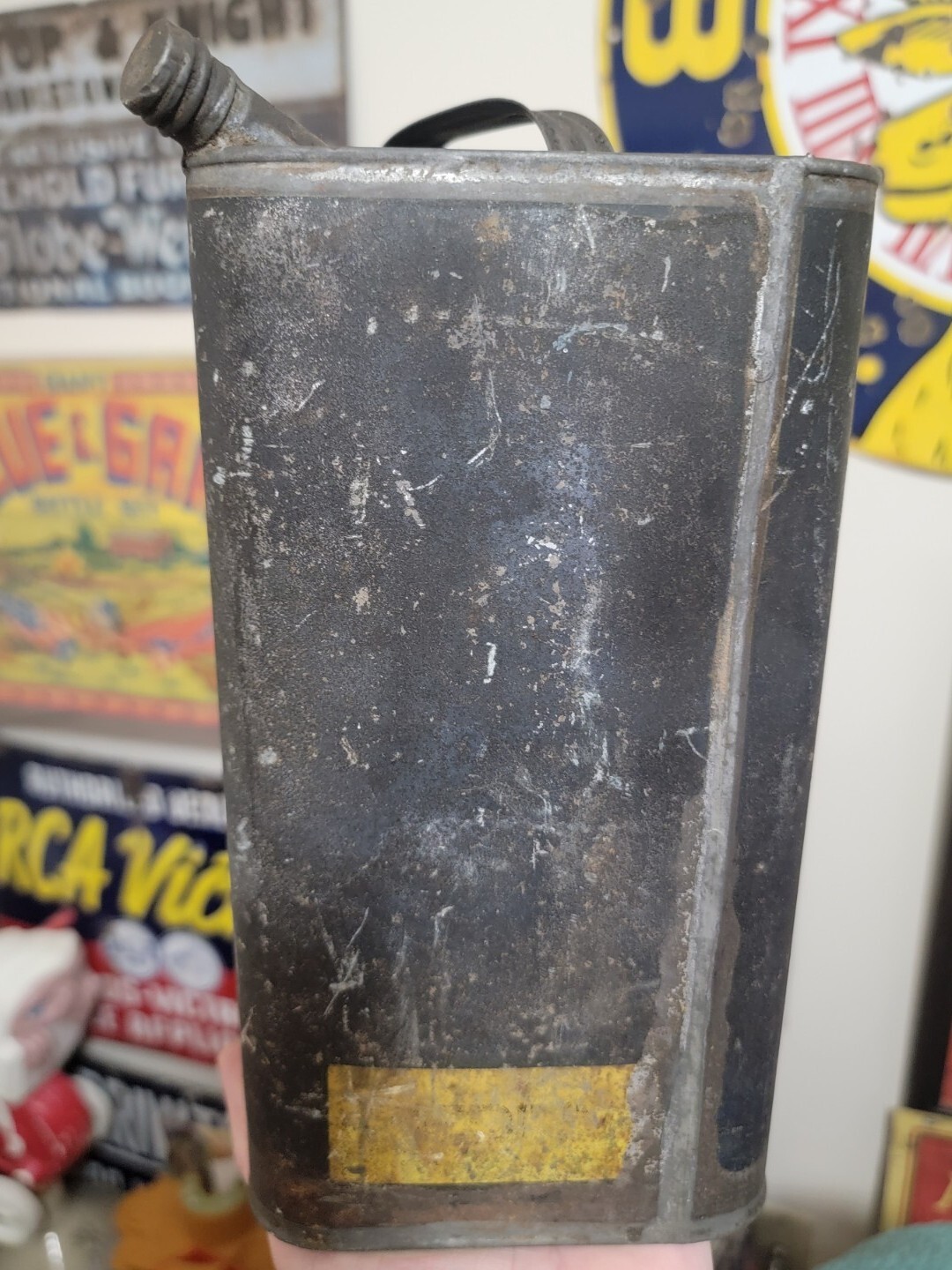 Colonial Motor Oil Can Antique Early 1900s Rare Gas And Oil | eBay