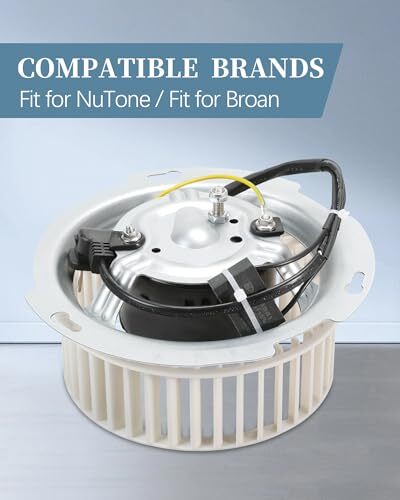 Upgraded 8832NA 8832N Motor, Blower Motor Assembly Fit for NuTone/Broan ...