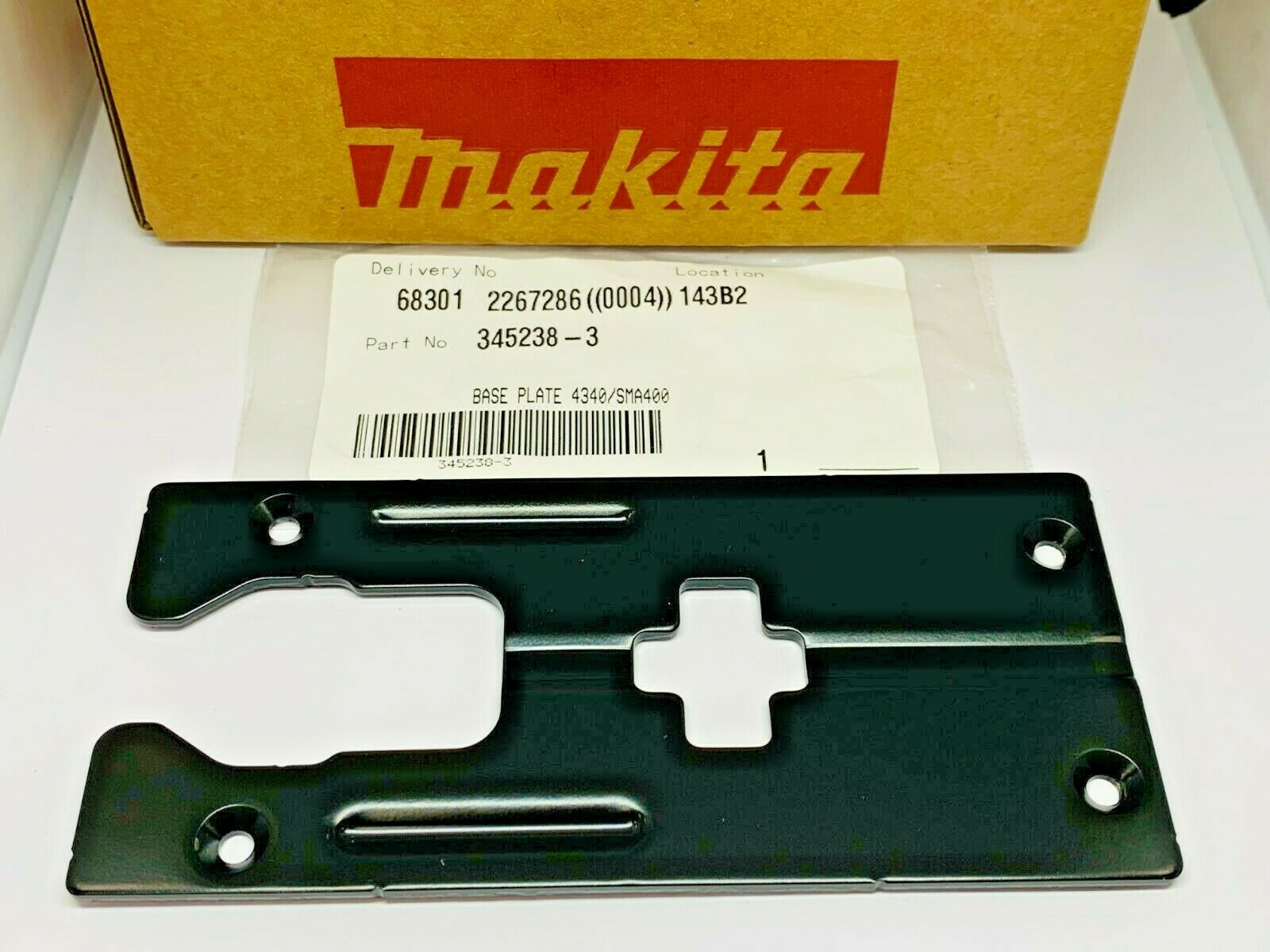 GENUINE MAKITA JIGSAW BASE PLATE Fits BJV/DJV140/180 4340 4341 4350 ...