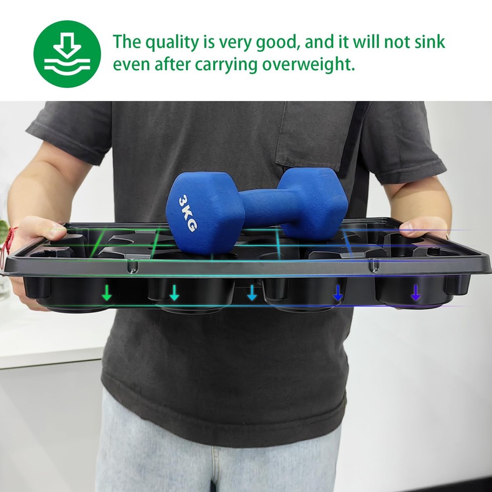 12 Cell Round Nursery Pots Trays Thickened Durable Seedling Pots ...