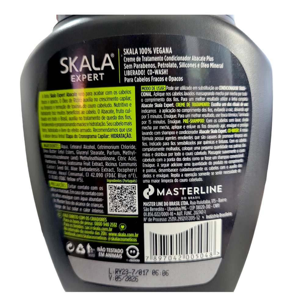SKALA Brazilian Hair Treatment Cream Avocado & Recina Oil 35oz | 1kg | eBay