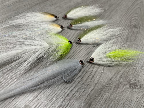 Lot of 8 Big Game Streamer Flies For Pike Muskie Bass Saltwater 4-6 ...