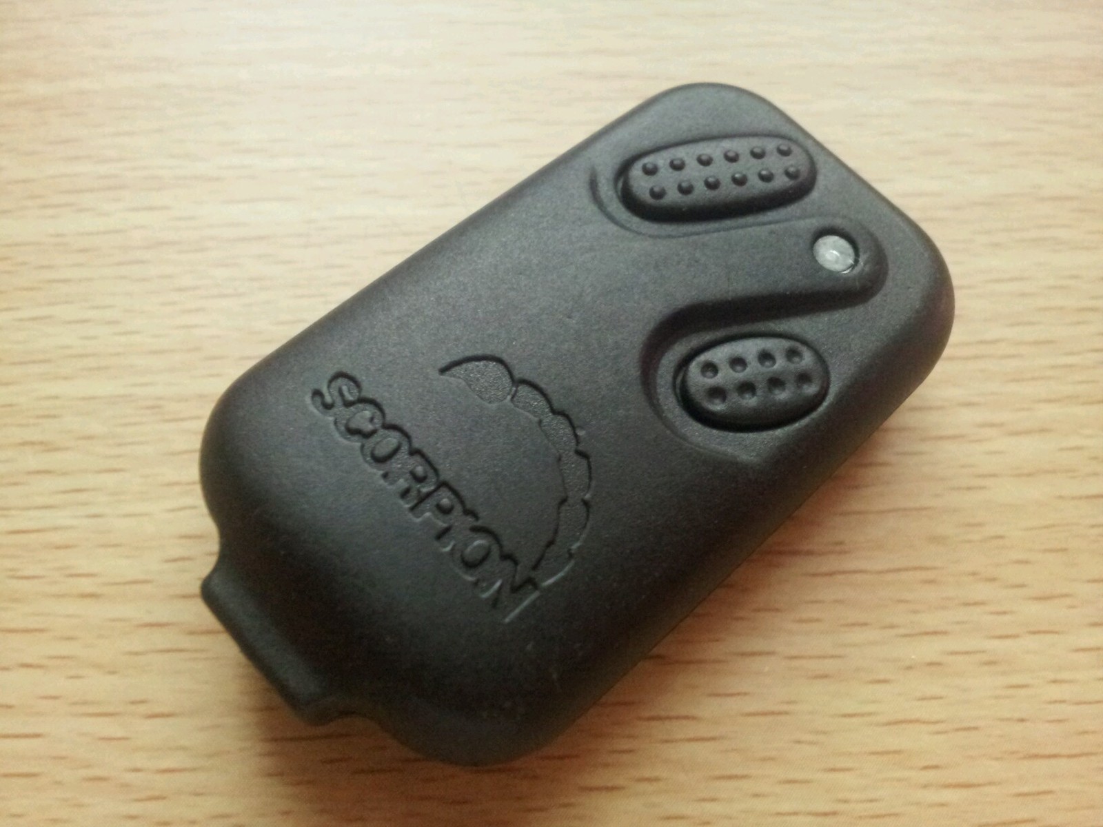 GENUINE SCORPION 2 BUTTON REMOTE KEY FOB - GREEN LED - FULLY WORKING | eBay