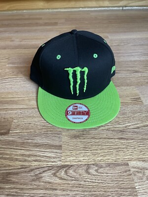 Monster Energy 100% Authentic Athlete Only Two-toned New Era Hat | eBay